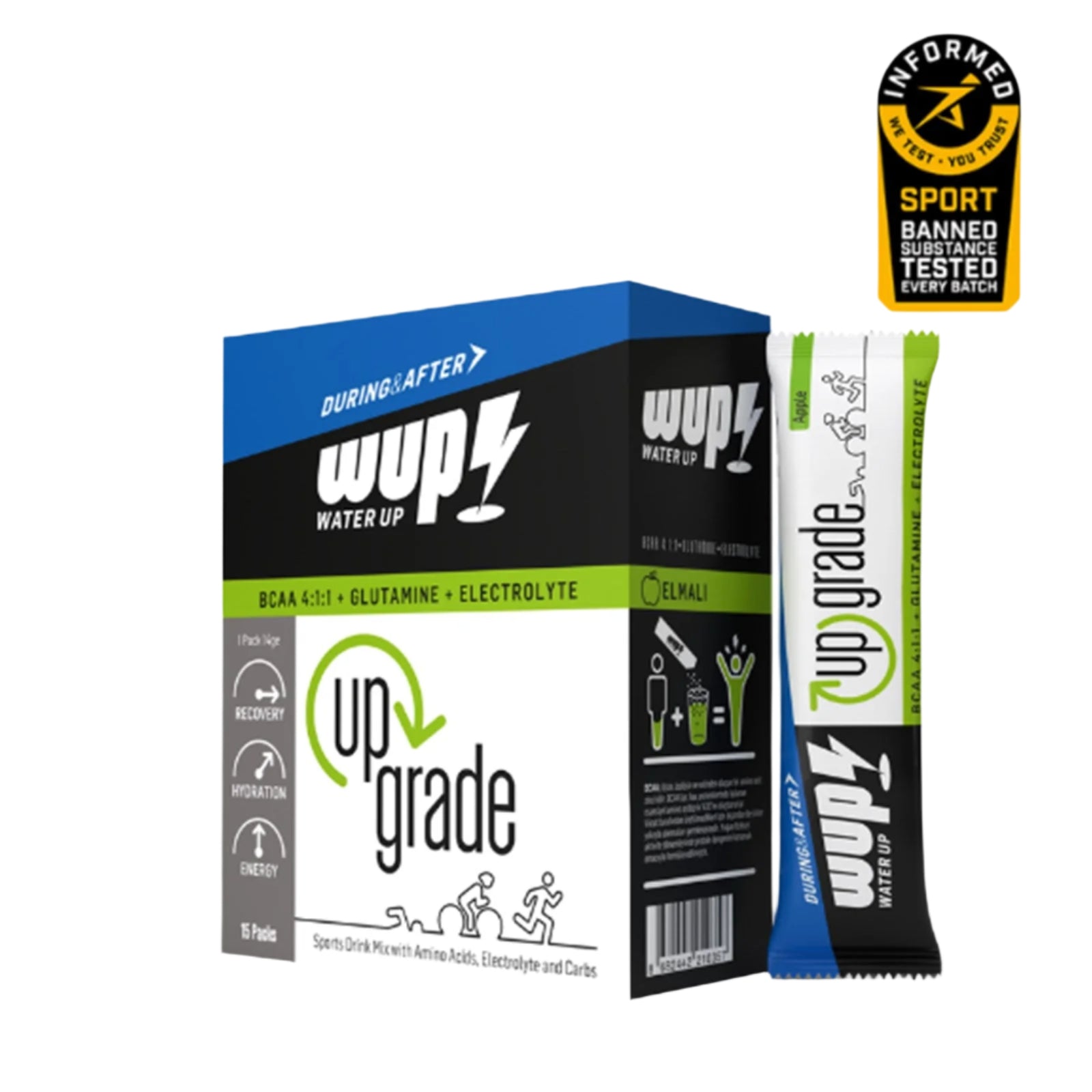 WUP Upgrade Apple Effervescent Powder Box (15 Pieces) – Enduranlar